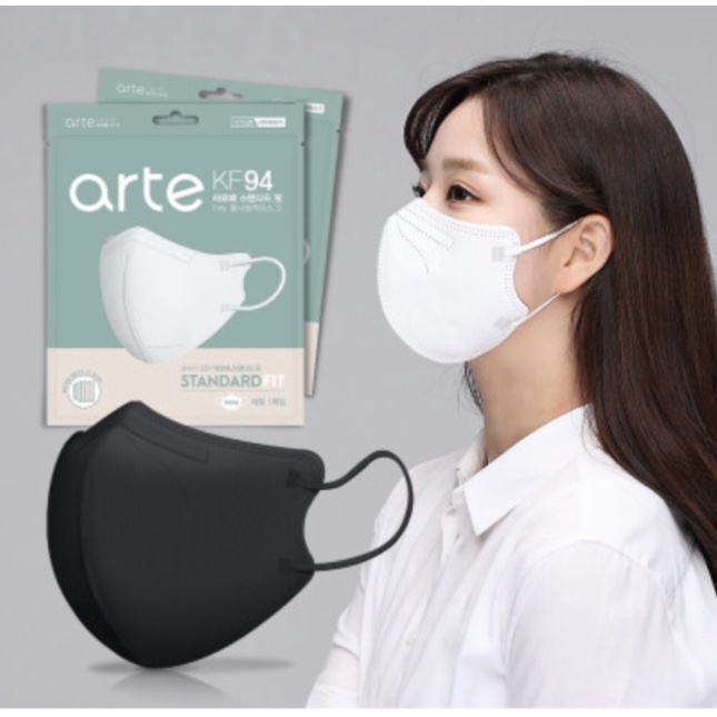 [ARTE] KF94 Korean Mask - 4 Ply Antiviral Protection, 2D Design ...