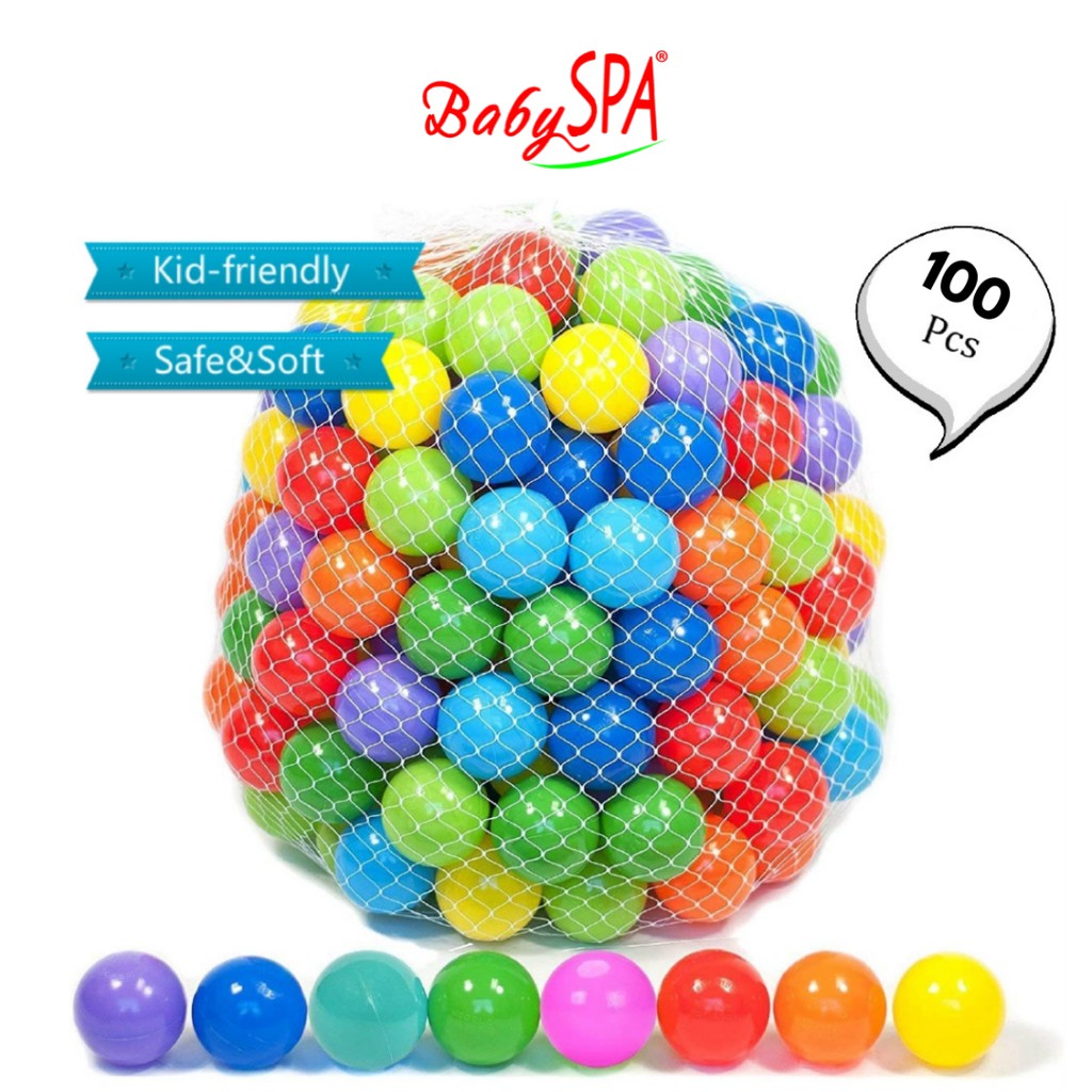 ♥♥♥ BabySPA Fun 7 cm Balls, Lightweight, Vibrant, 100 pcs/pack | Shopee ...