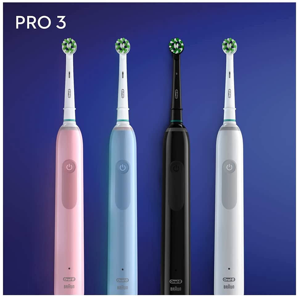 All New Oral-B Pro 3 Electric Toothbrush with Smart Pressure Sensor ...