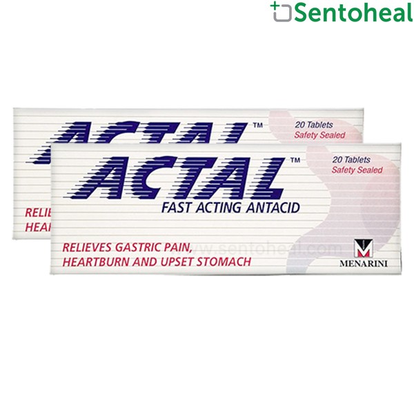 Actal/ Actal Plus [BUNDLE OF 2] 20 tablets x 2 packs- Fast relieve ...