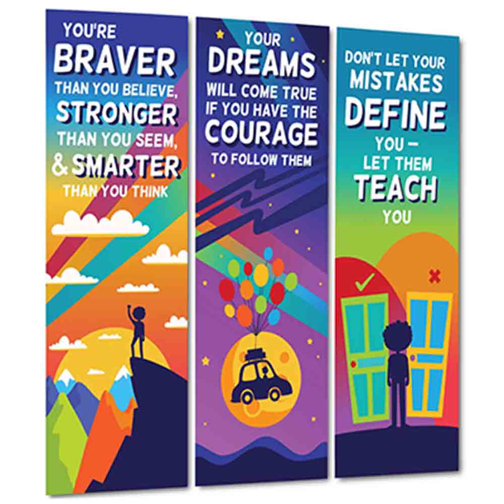 3PCS Vertical Quotes Banner, Motivational and Positive Poster ...