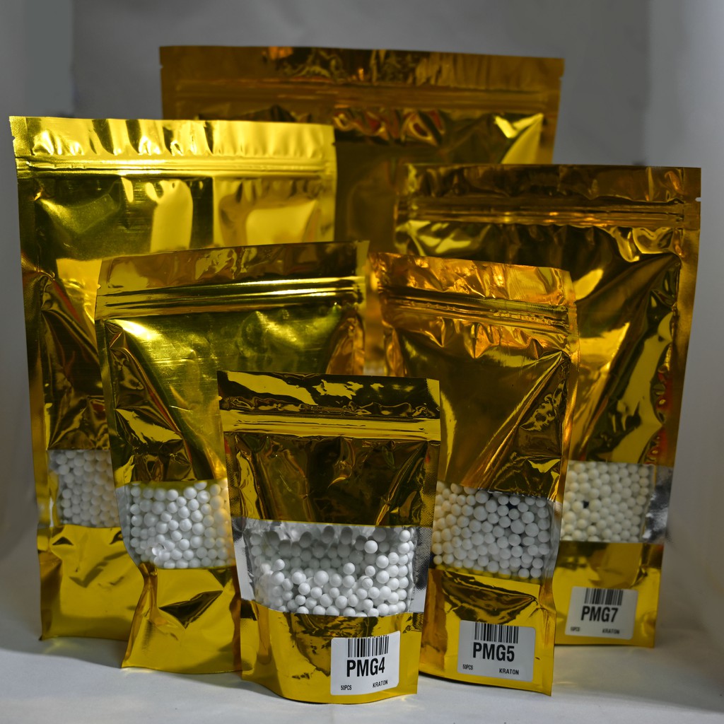 Paper Bag/Ziplock Frosted Kraft paper with window/50pcs/ziplock bag PMG ...