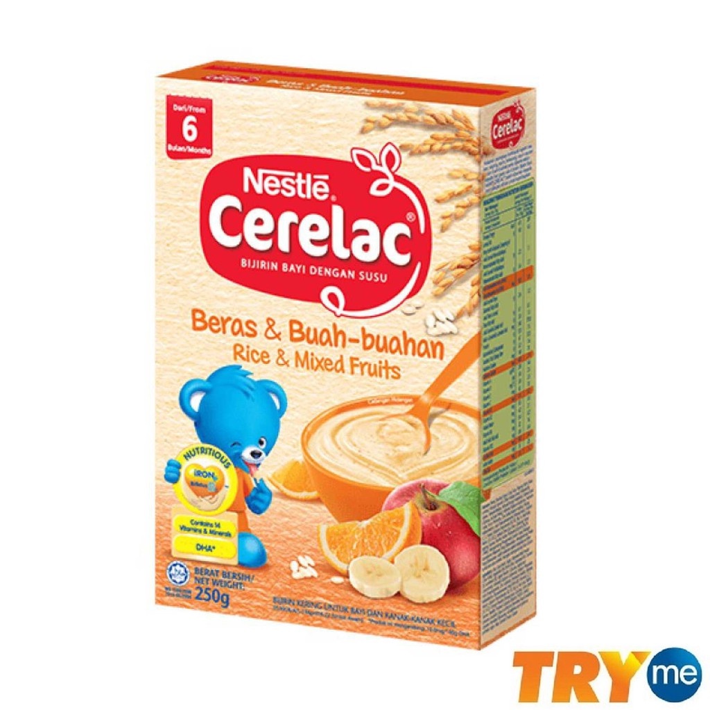 Nestle Cerelac Rice - Mix Fruit (250g) | Shopee Singapore