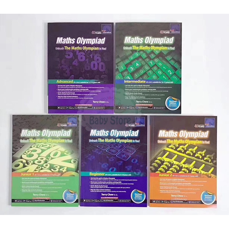 Maths Olympiad (5 books SET) MATHS OLYMPIAD | Shopee Singapore