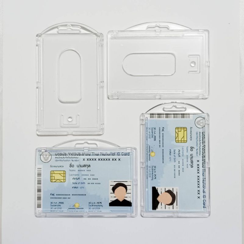 Card Frame Employee Holder Acrylic Case Name Plate | Shopee Singapore