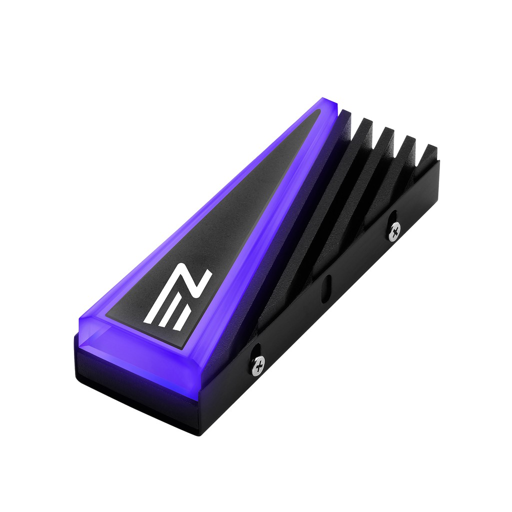 EZDIY-FAB NVME M.2 Aluminum Radiator 12V 4pin RGB SSD Radiator, Double ...