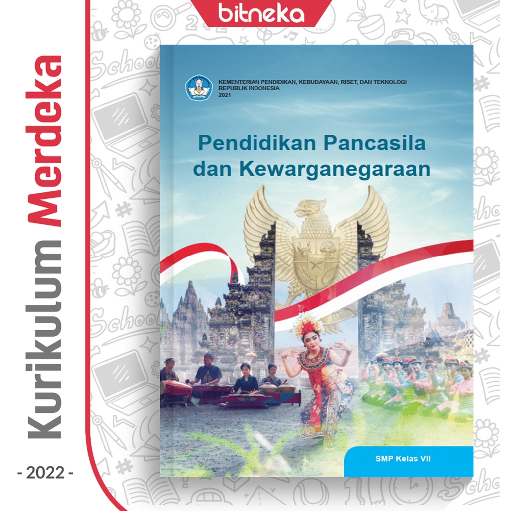 Civics Student Book for Middle School/MTS Class 7 Merdeka Kurmer ...