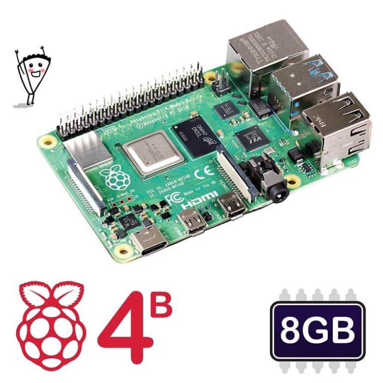 Raspberry Pi 4 Model B - 1GB - 2GB - 4GB - 8GB Board / rpi 4 B basic ...