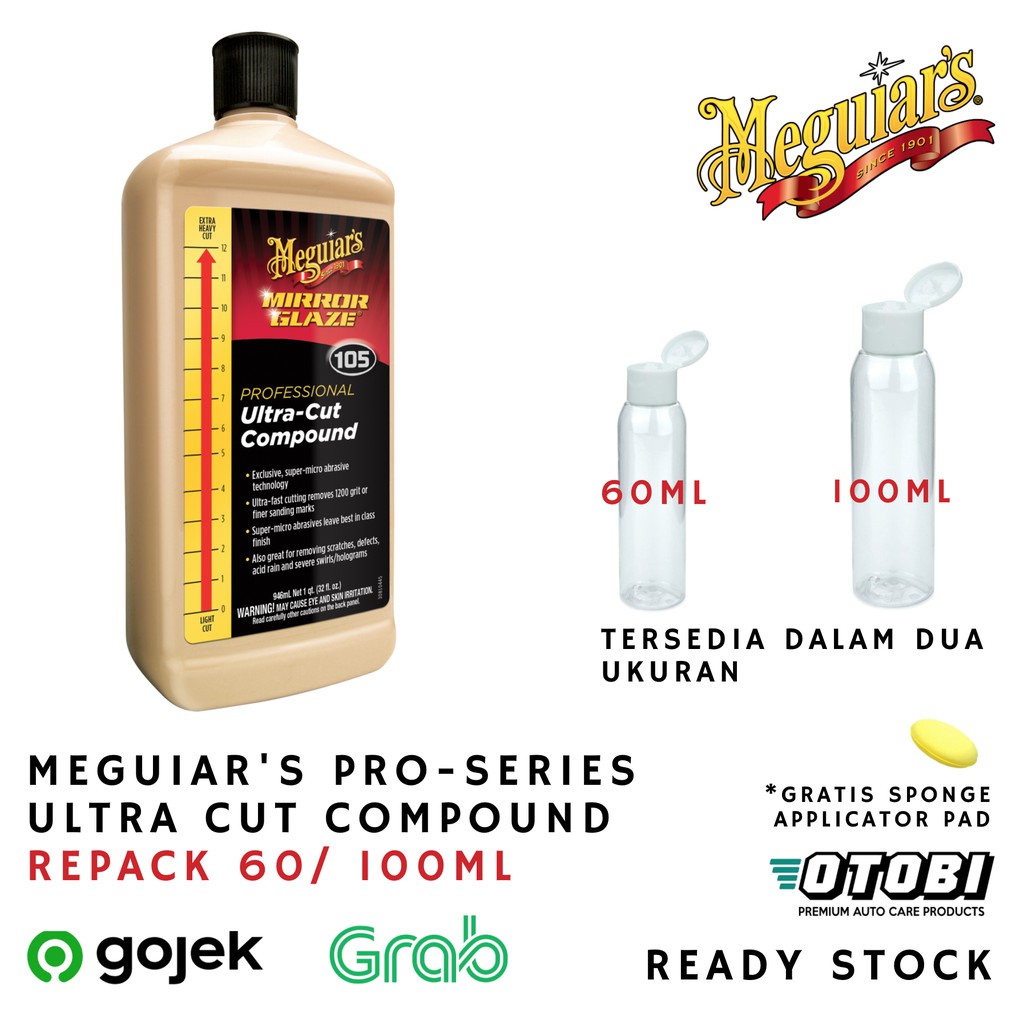 Meguiar's Ultra Cut Compound Mirror Glaze M105 Polishing Compound ...