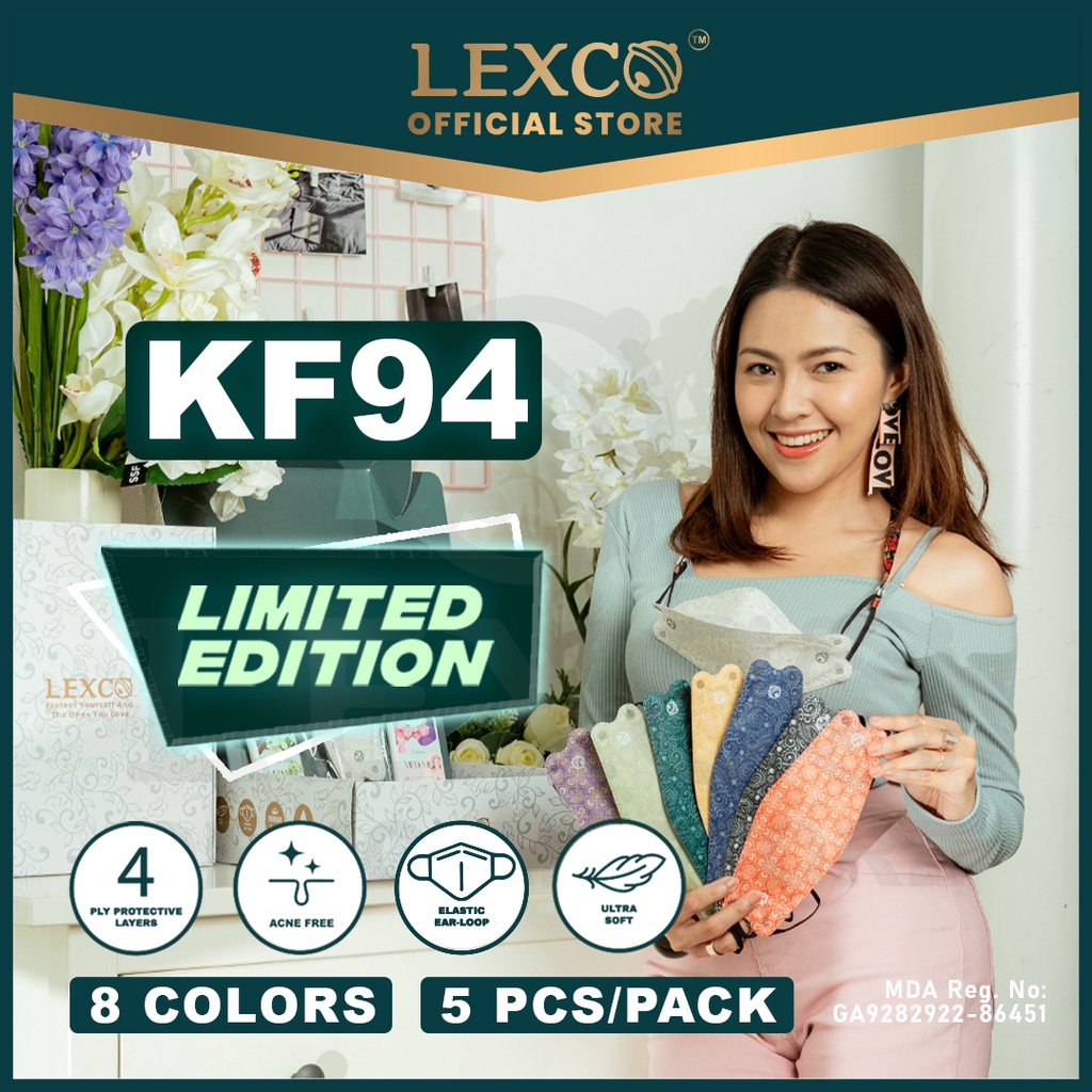 LEXCO MEDICAL Kf99 Mask Limited Edition Batik Themed Korea Adult ...
