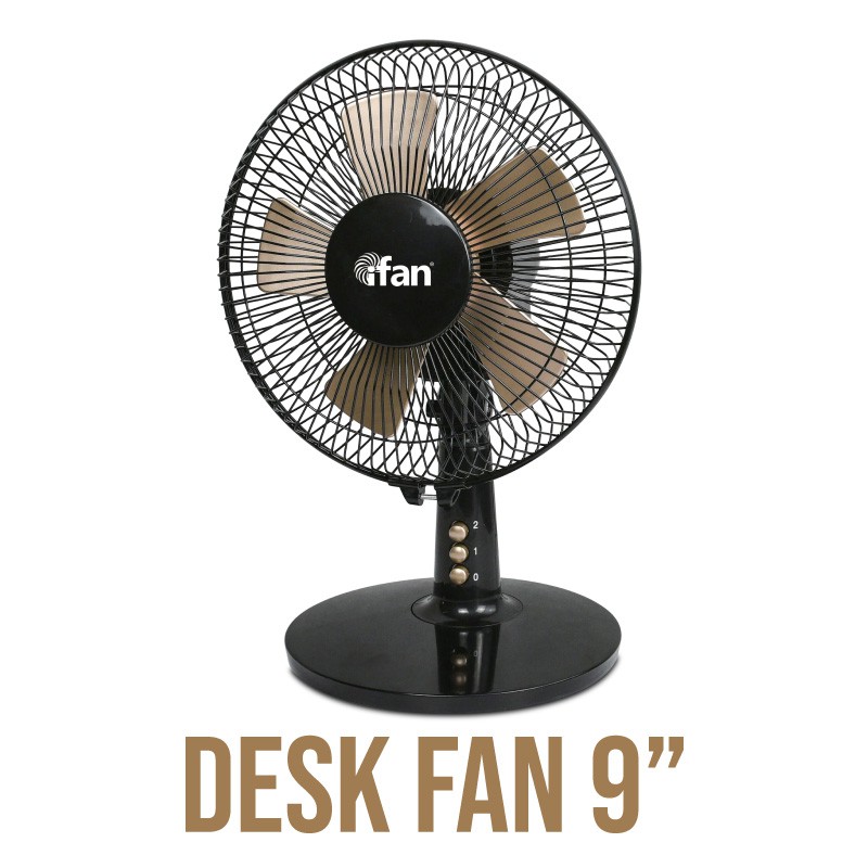 iFan Stand Fan 9" 12" 16" with Air Circulator & Oscillation (IF401 ...