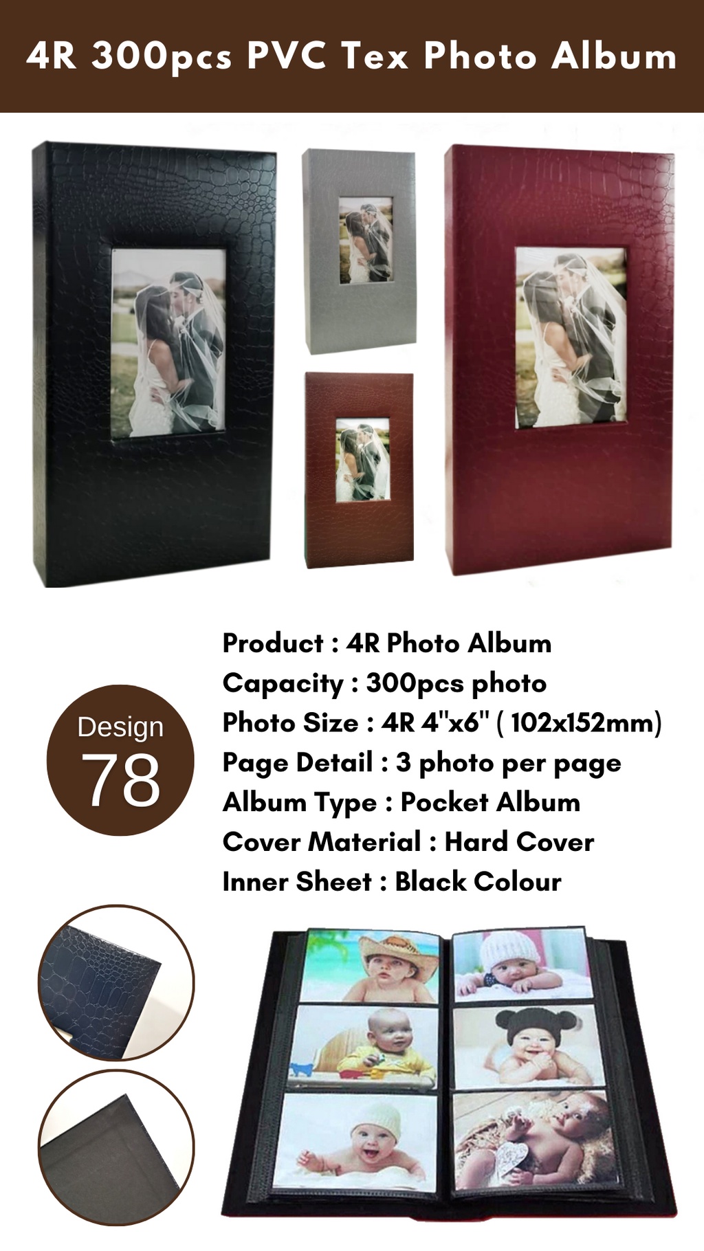 Photo Album 4R (300pcs | Shopee Singapore