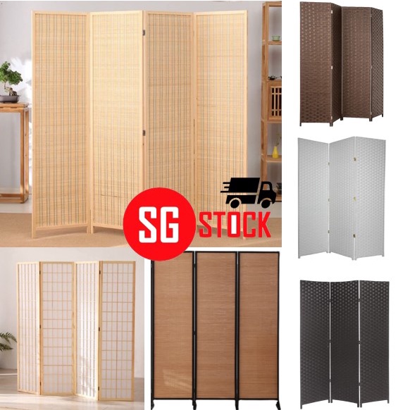 [SG SELLER] Rattan Divider/Bamboo Divider/Room Separator/Room Partition ...