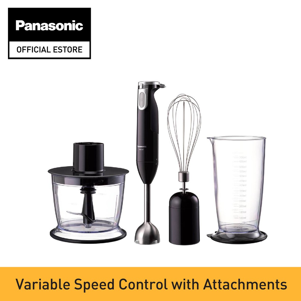Panasonic MX-SS1BSP 3-in-1 Hand Blender Whisk Chopper (600W) | Shopee ...
