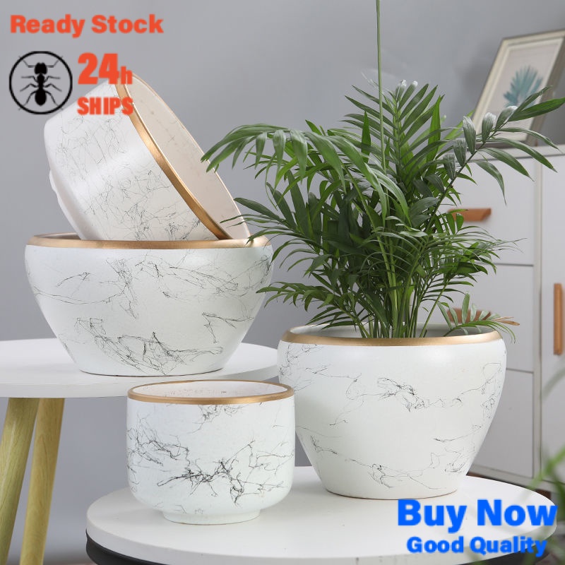 Ceramic Flowerpot Extra Large Caliber Simple All-Match Multi-Style ...