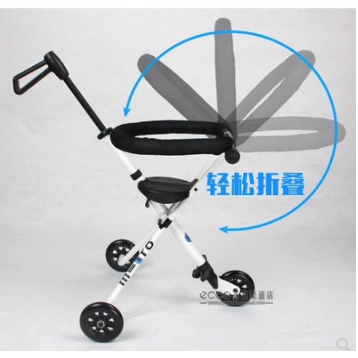 Kids 3 Wheels Magic Stroller Foldable Bike Trolley Safety Fence with ...
