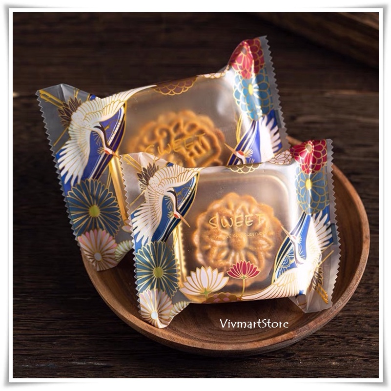 Mooncake Tray with Oriental Heat Seal Wrapper 50g - 80g Baking Variety ...