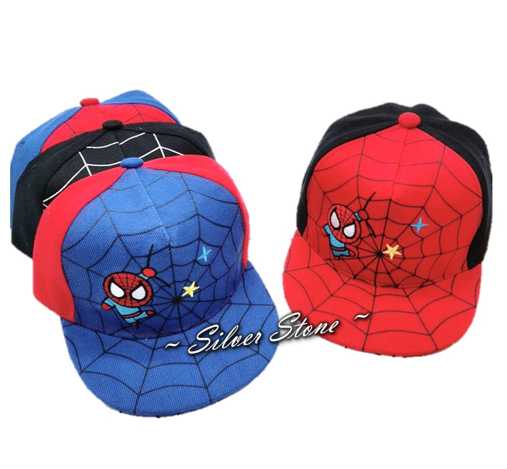 [SG READY STOCK] Children Cartoon Kids Spiderman Cap Embroidered Caps ...