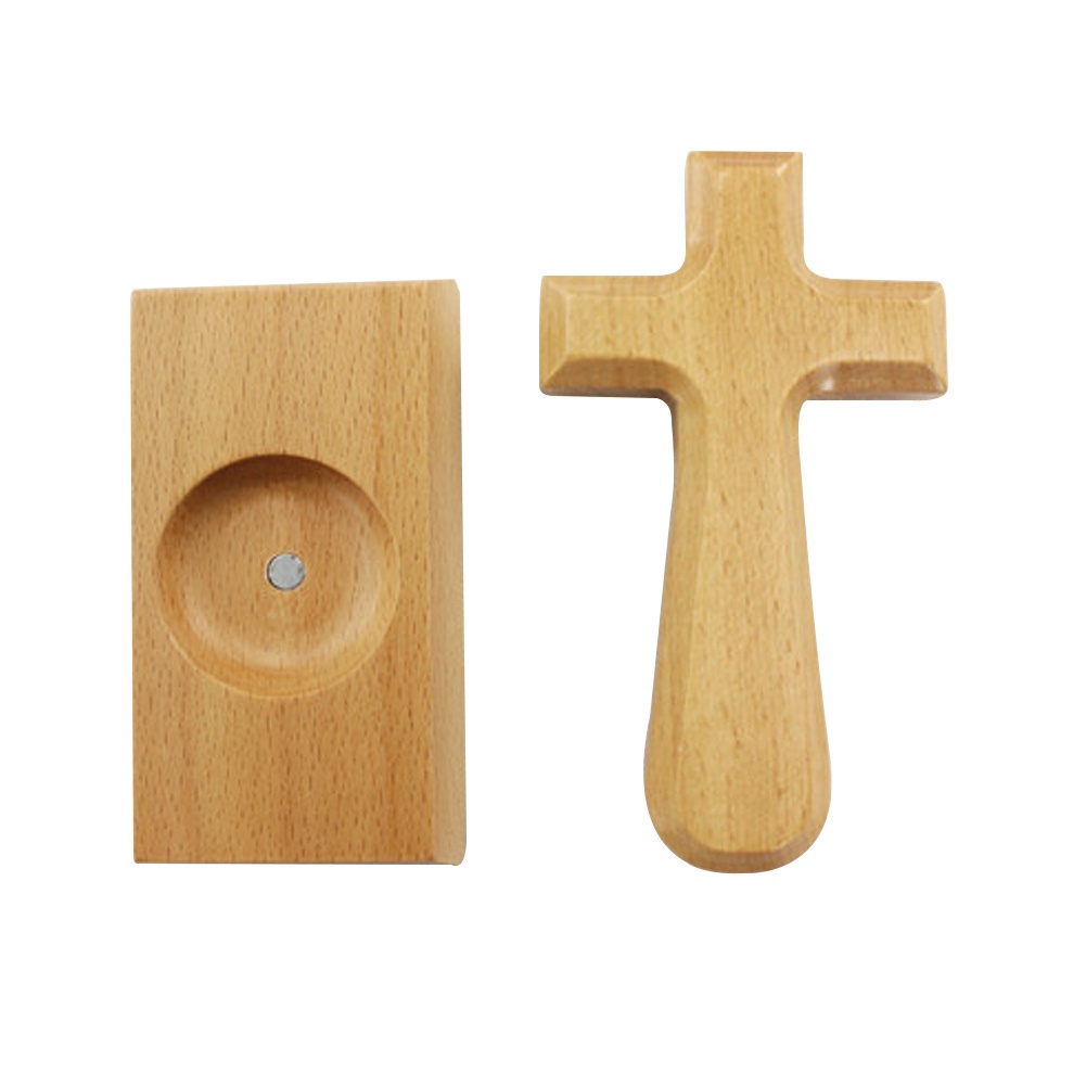 [Ready Stock]Handheld Wood Cross Prayer Comfort Holding Wooden Cross ...