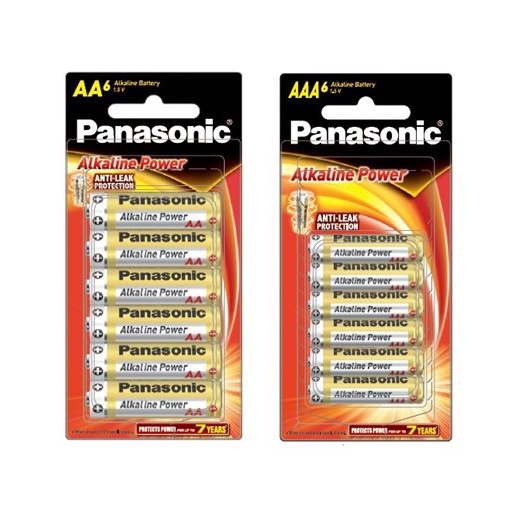 Panasonic AA / AAA 6pcs Alkaline Power Battery Pack | Shopee Singapore