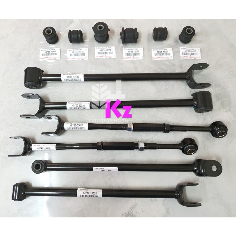 1 SET 12PCS!!TOYOTA CAMRY ACV30/ACV31/ACV40/ACV41/ACV51/ASV50 lexus MCV30 REAR SUSPENSION ARM ...