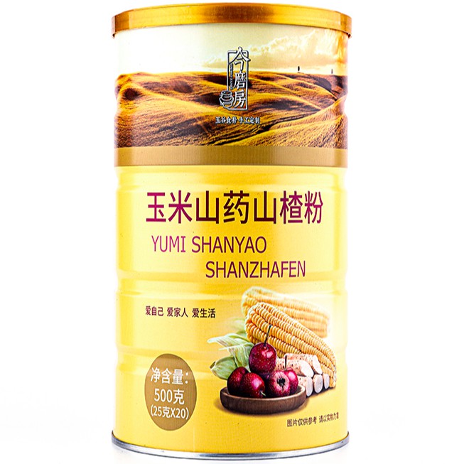 JMF Corn, Chinese Yam and Hawthorn 3-in-1 mixture powder 今磨房玉米山药山楂粉 ...