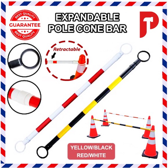 Expandable Retractable Traffic Cone Bar Barrier for Road Safety ...