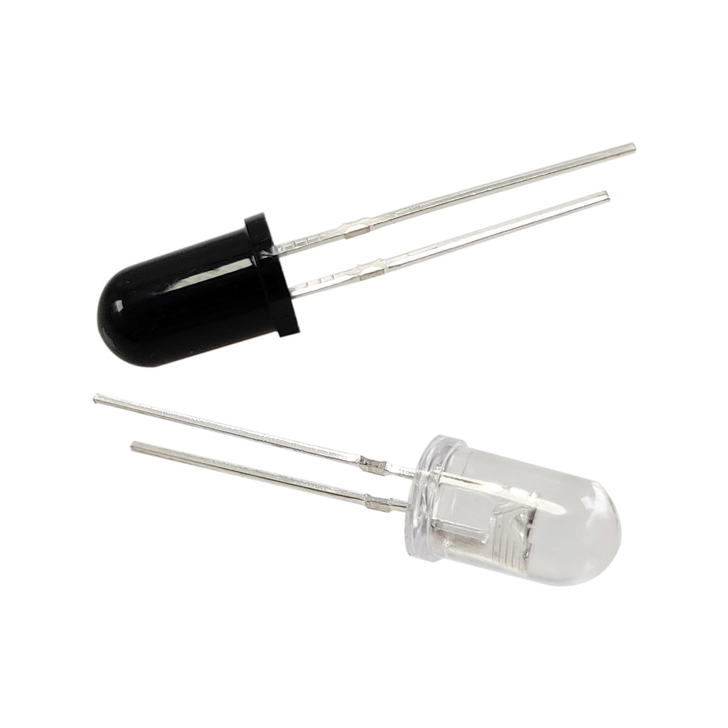 5mm 940nm LEDs Infrared Emitter and IR Receiver Diode Diodes 301A for ...