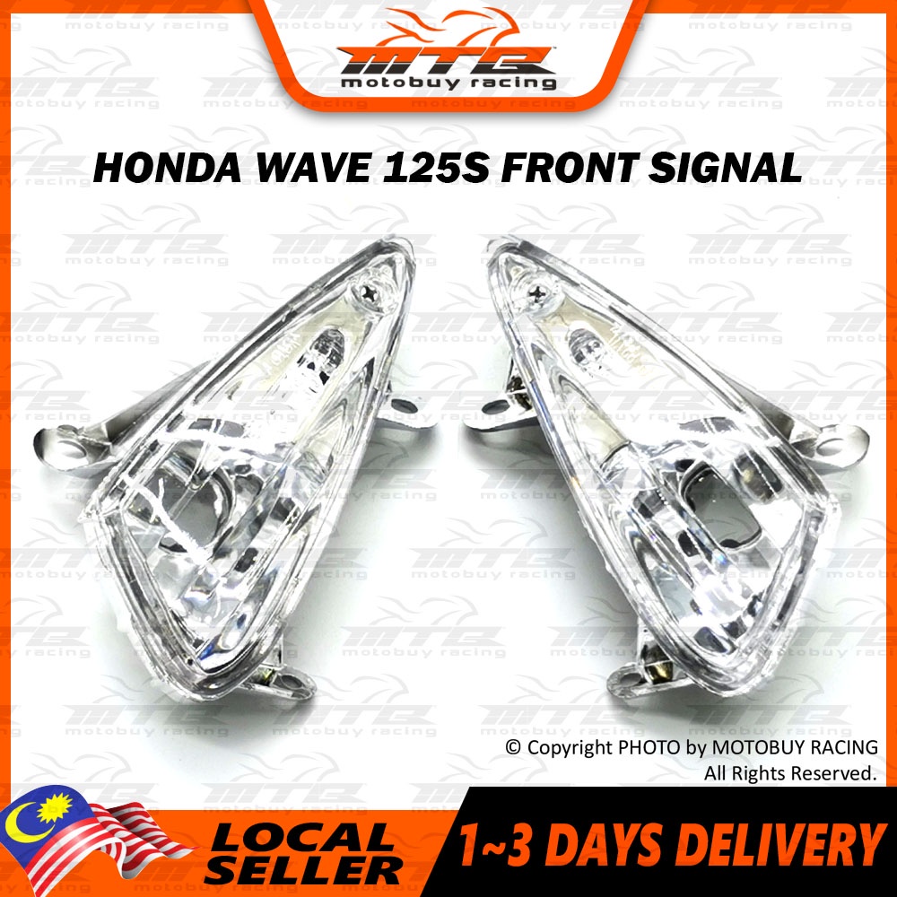 HONDA WAVE 125S FRONT SIGNAL LAMP (CLEAR) | Shopee Singapore