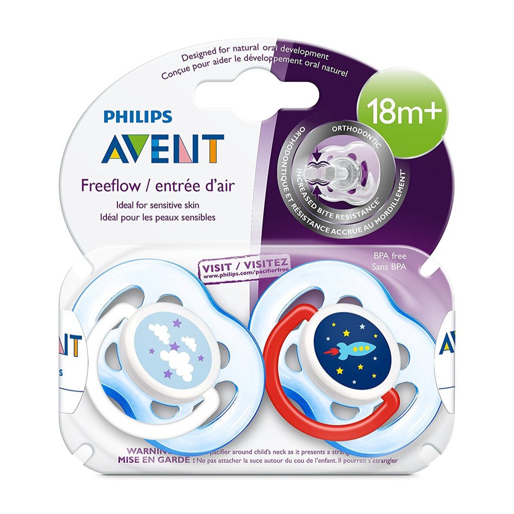 Philips AVENT Orthodontic Pacifier, 18 months+ | Shopee Singapore