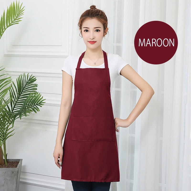Washable Oilproof Foldable Aprons Oil Protection Hang Neck Style Baking ...