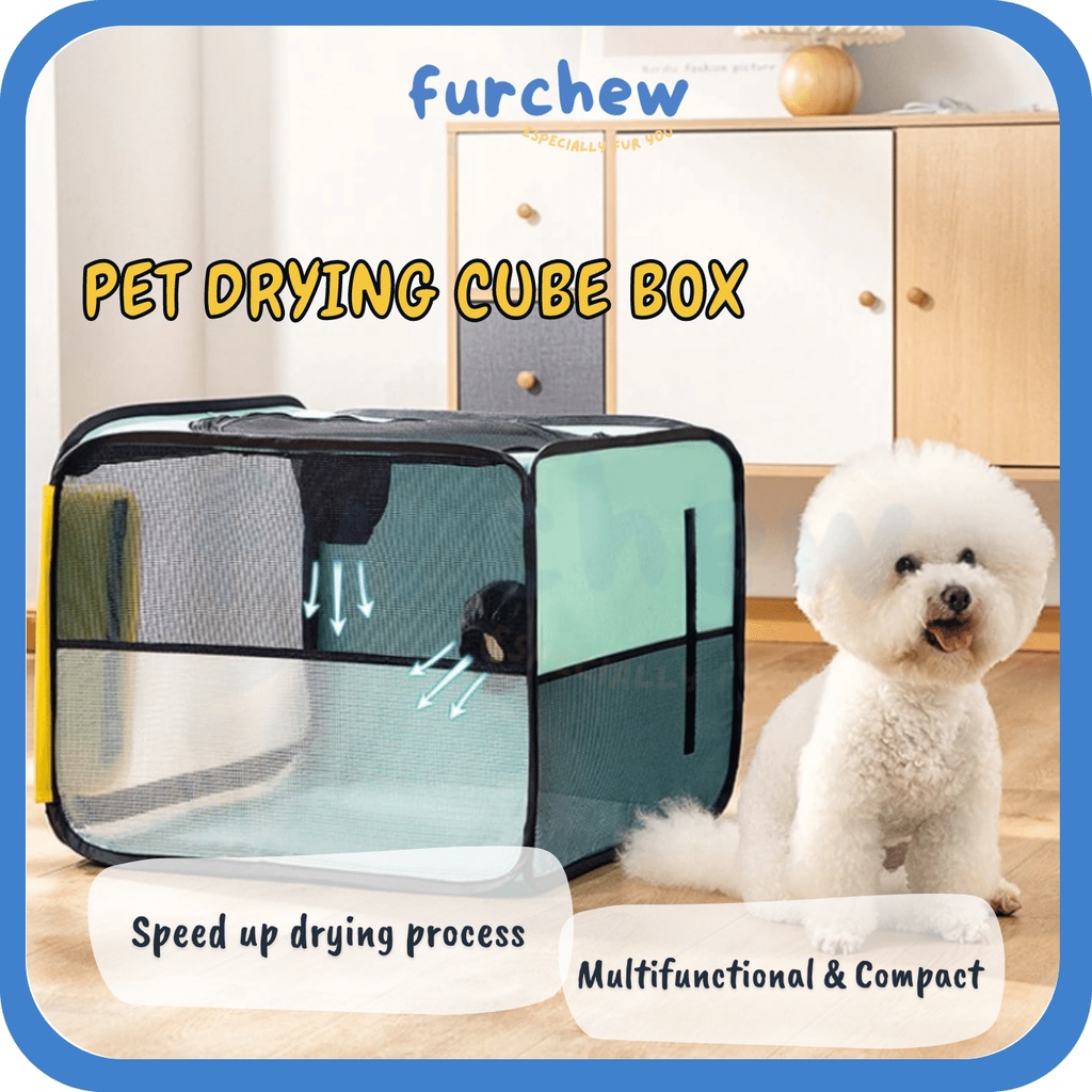 [SG] High Quality Foldable Pet Drying Cube Box - Innovative Dryer Box ...