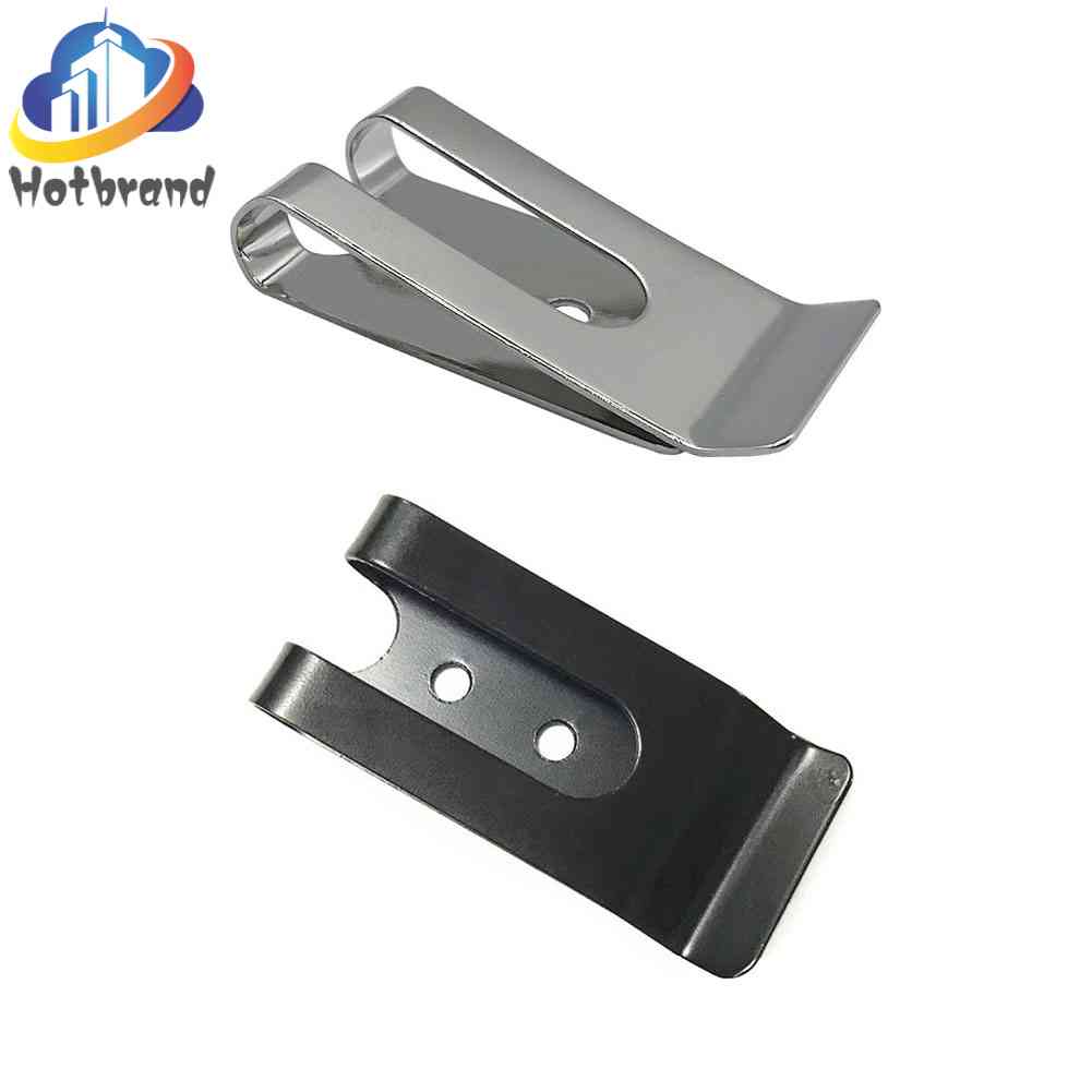 Metal Waist Belt Buckles Sheath Clip Clasp Pocket Wallet Key Hook ...