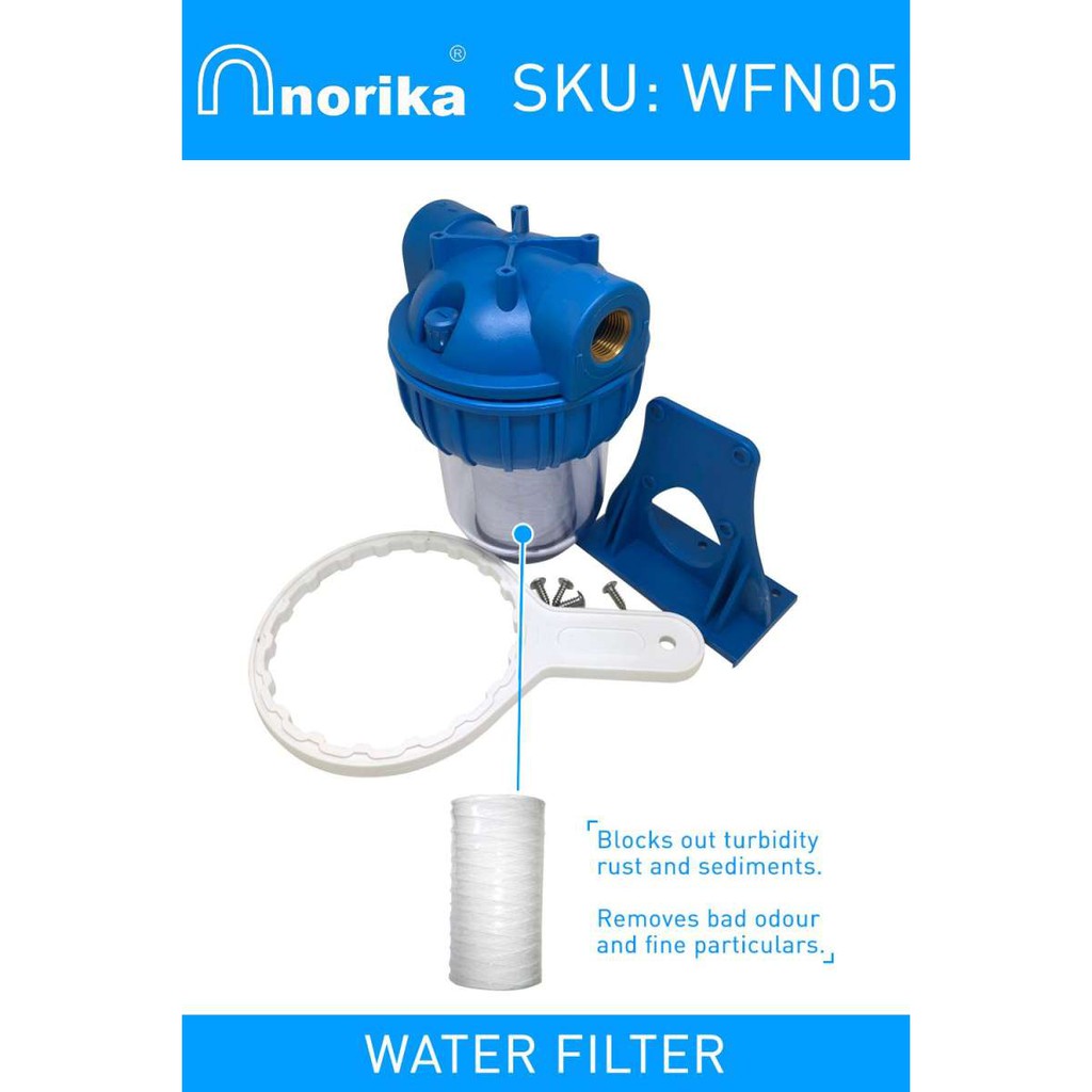 *READY STOCK*NORIKA ® Water Filter Cartridge 1/2'' BSP Brass Female ...