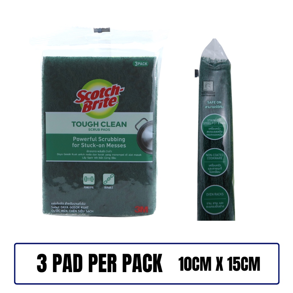 3M Scotch-Brite Sponge Anti-Bacterial Non Scratch Washing Sponge Dish ...