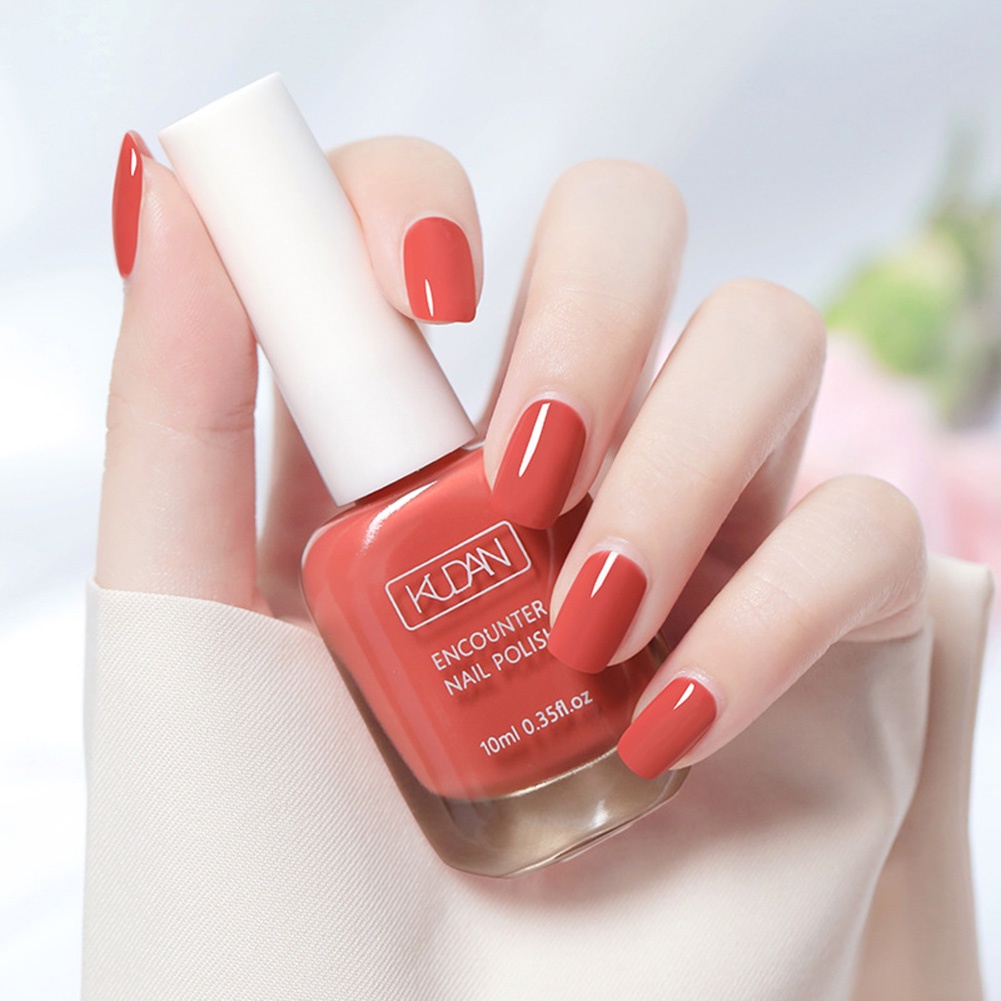 Kudan Water-based Nail Polish No-bake Long-lasting Quick Dry Tearable ...
