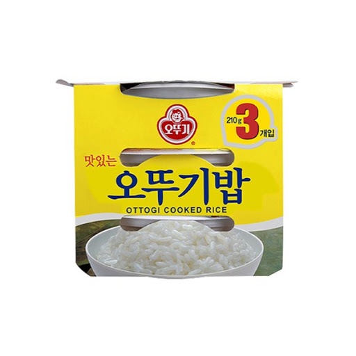 Ottogi Cooked Rice 210g 3packs 오뚜기 밥 3입 | Shopee Singapore