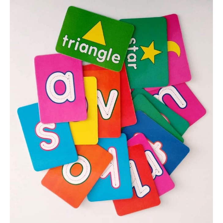 Flash Card ABC Alphabets lowercase uppercase Numbers Imbas Card ...