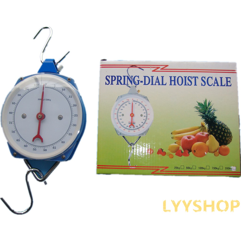 100KG SPRING DIAL HOST SCALE/ 100KG SCALE | Shopee Singapore