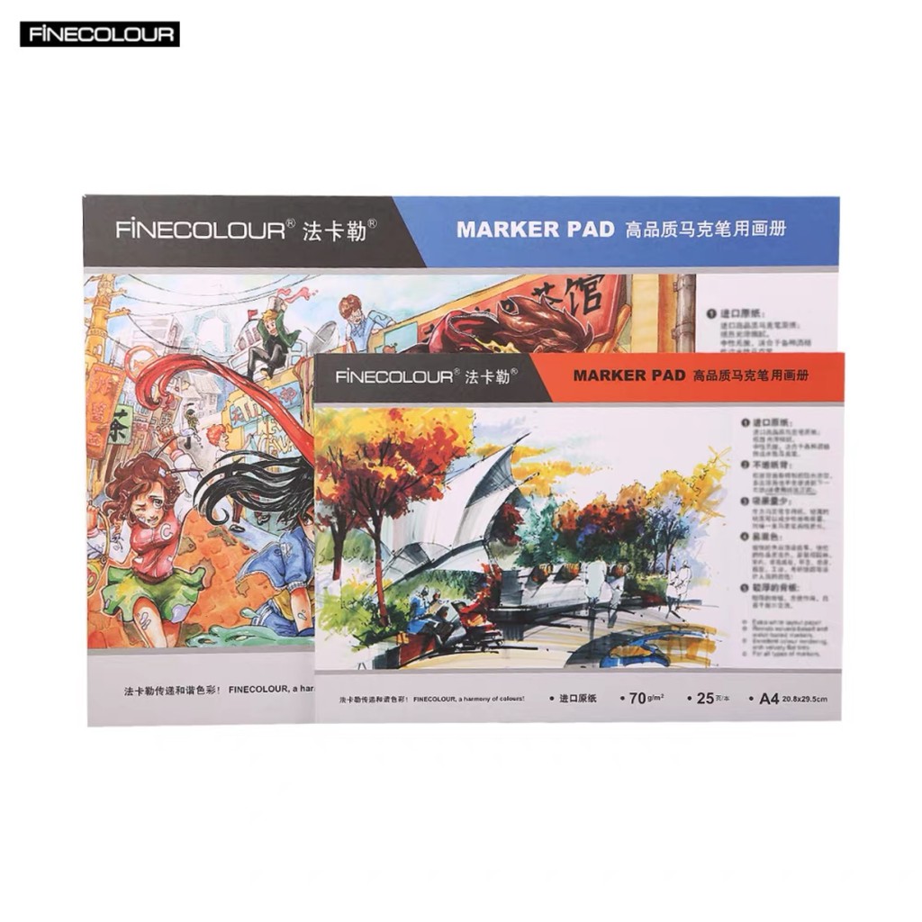 Finecolor marker and marker paper 70g 25 sheets A3 A4 size | Shopee ...