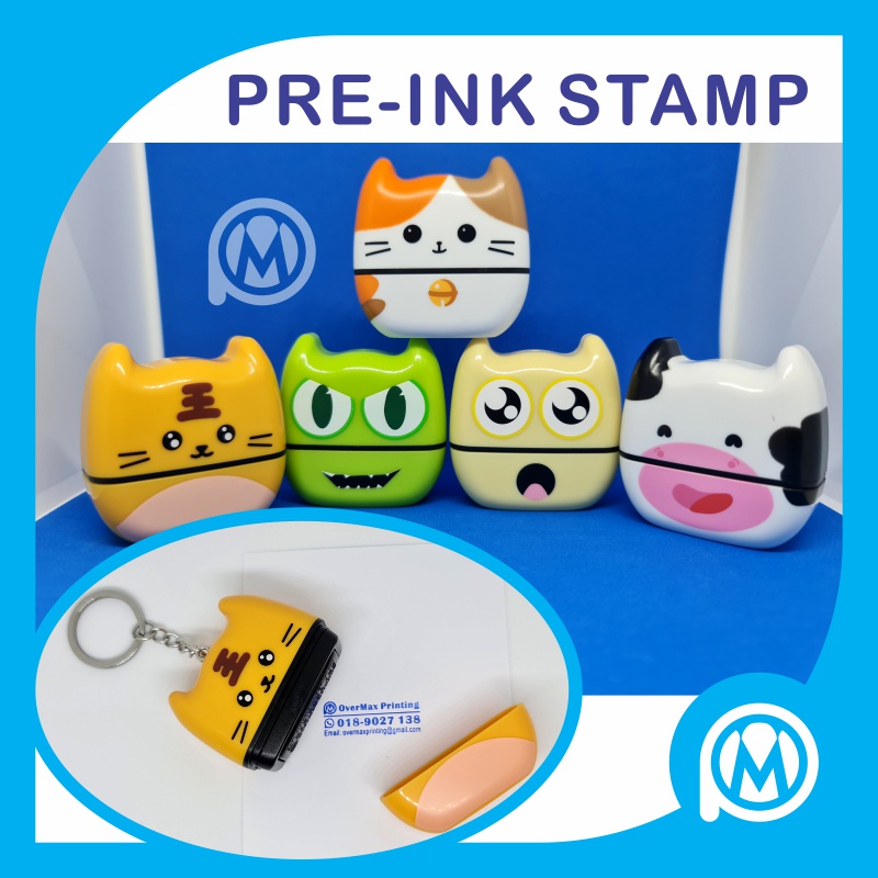 Cop Nama / Cop Jururawat Comel / Cute Stamp / Pre ink Stamp / Small ...