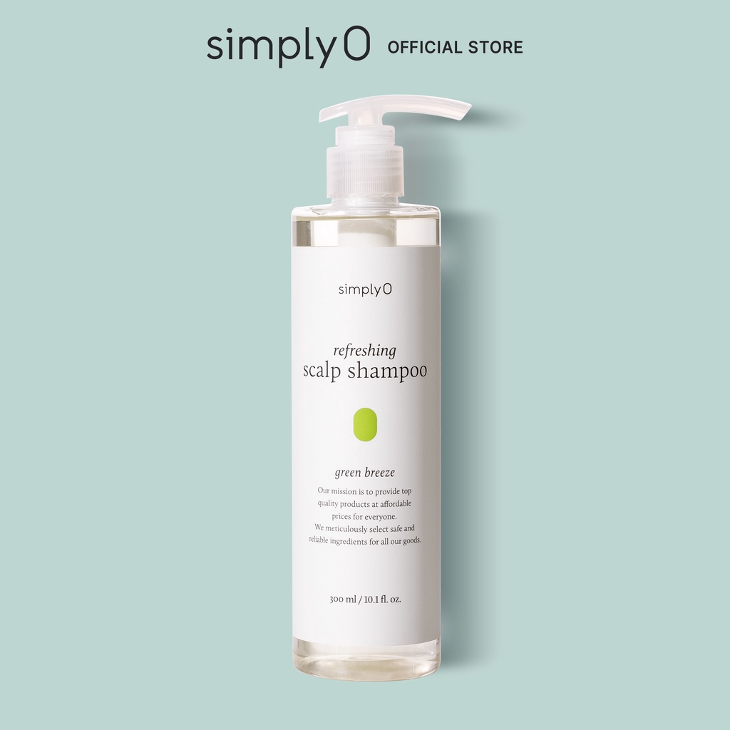 simplyO Refreshing Scalp Shampoo 500ml/1000ml for Dandruff, Itchy, Oily ...