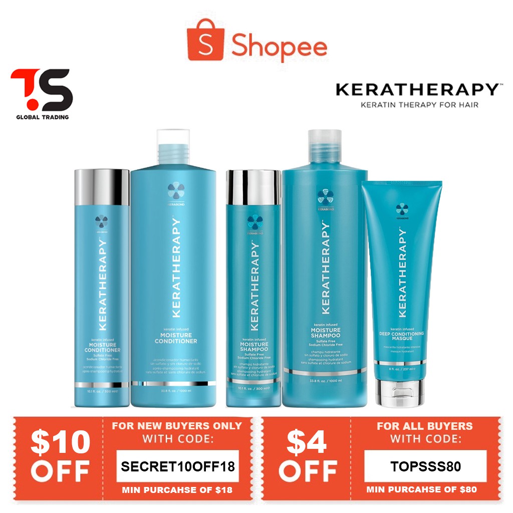 Keratherapy Keratin Infused Moisture Series - Shampoo / Conditioner ...