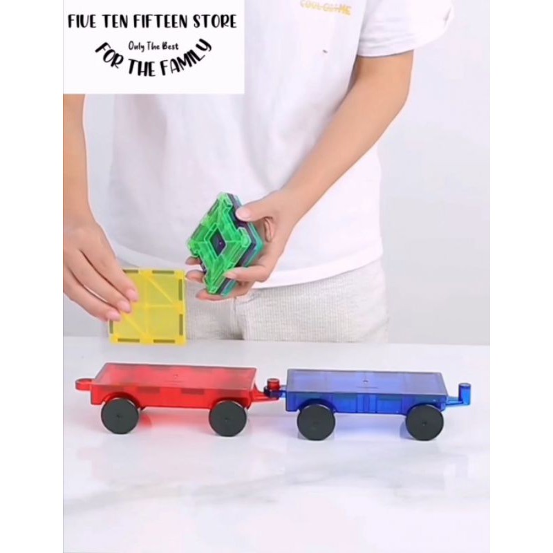 Magnetic Car / Ferris Wheel / Building Blocks And Magnet Tiles add on ...