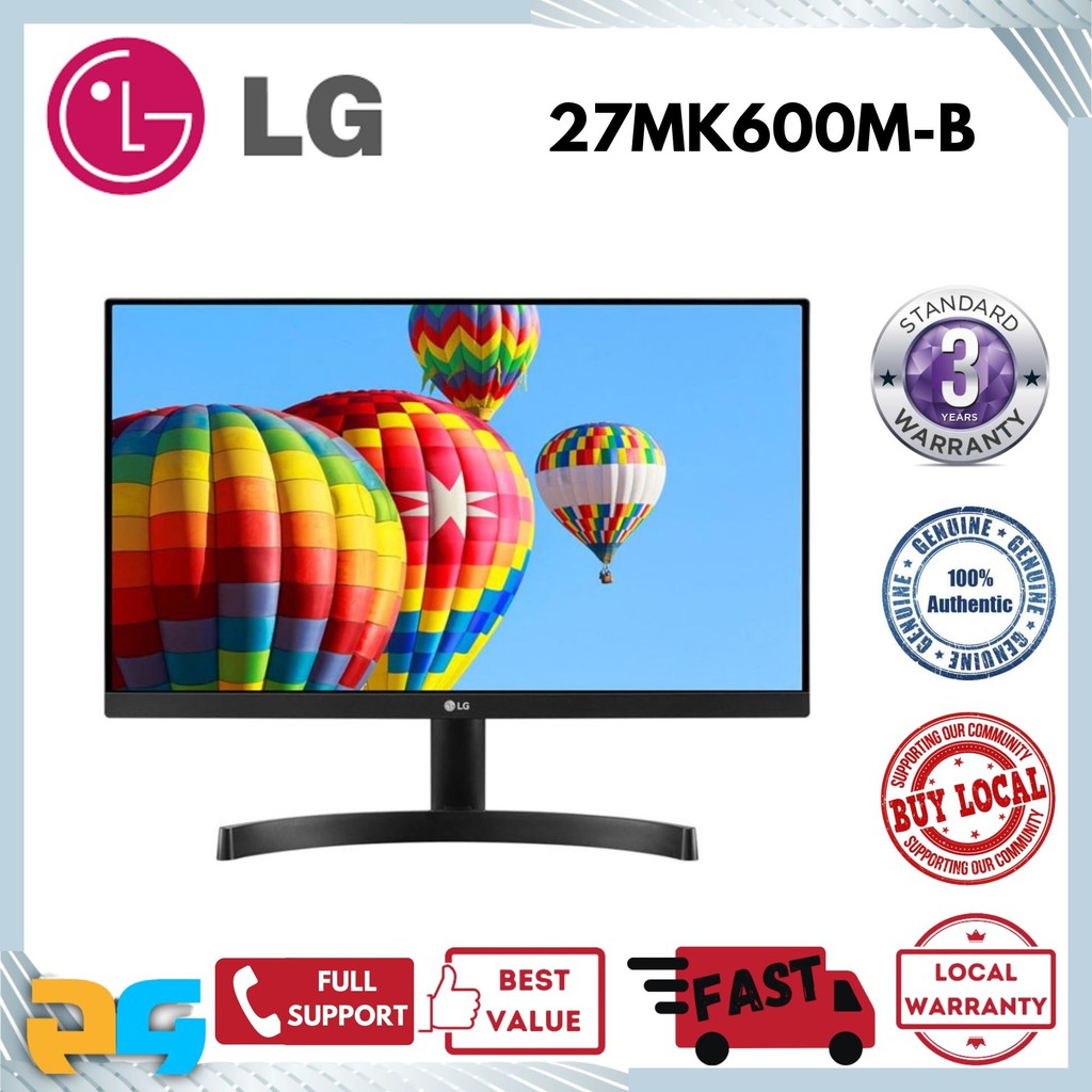 LG 27MK600M-B Demo Unit 27'' Full HD IPS Monitor | Shopee Singapore