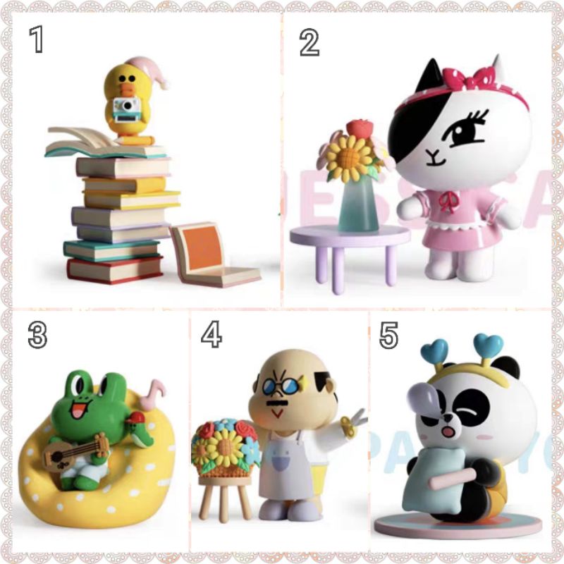 🇸🇬 Blind Box Line Friends Sally Chick Jessica Cat Leonard Frog Boss ...