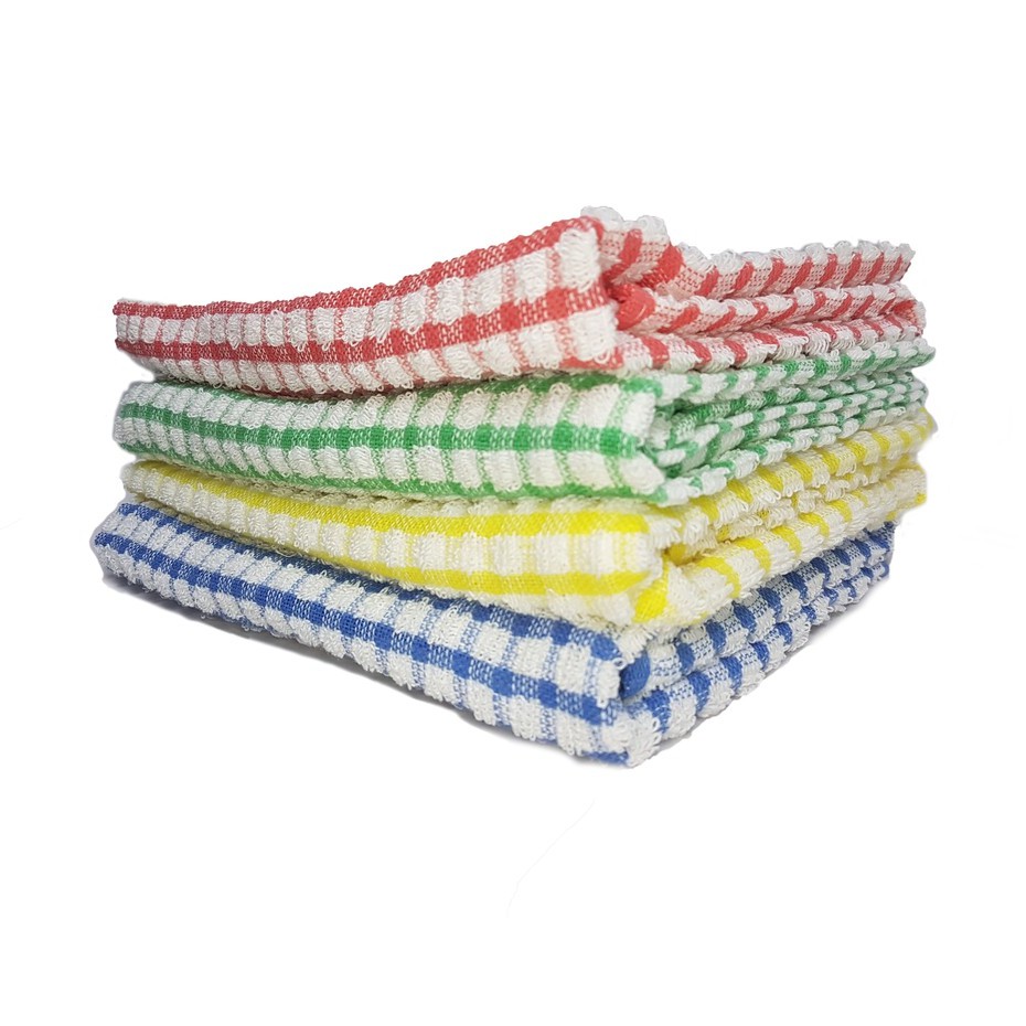 418 318 12 PCS/PACK TABLE CLOTH KITCHEN TOWELS KAIN LAP MEJA SERAP AIR ...