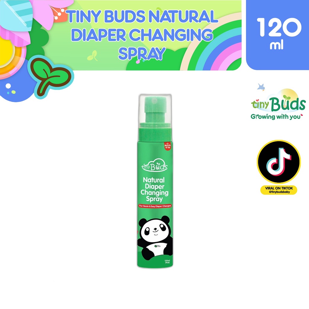 Tiny Buds Quick & Easy Natural Diaper Changing Spray (120ml) | Shopee ...