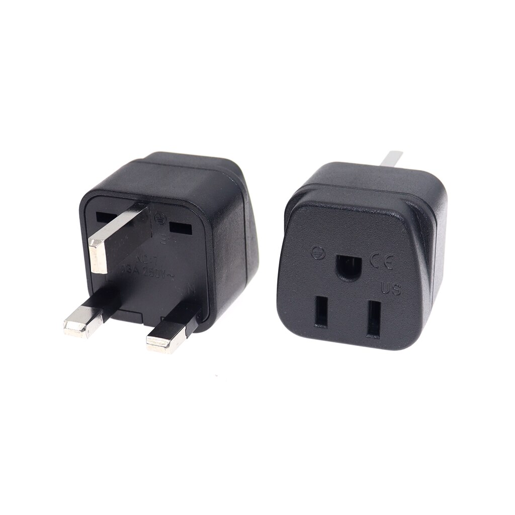 US To UK Plug Adapter 13A 250V Type A / Type B to Type G England ...