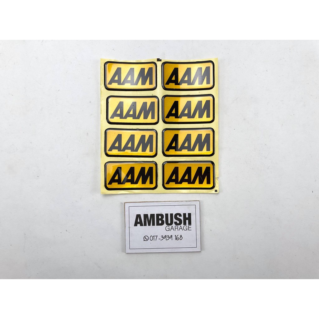 AAM Car Sticker AAM Logo AAM Emblem Logo AAM Badge AAM Road Assistance ...